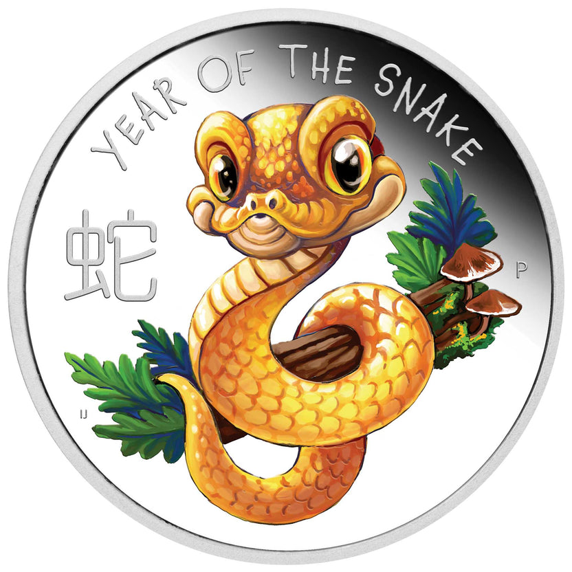 2025 Perth Mint 1/2oz Silver Proof Baby Snake Coloured – Heritage ...